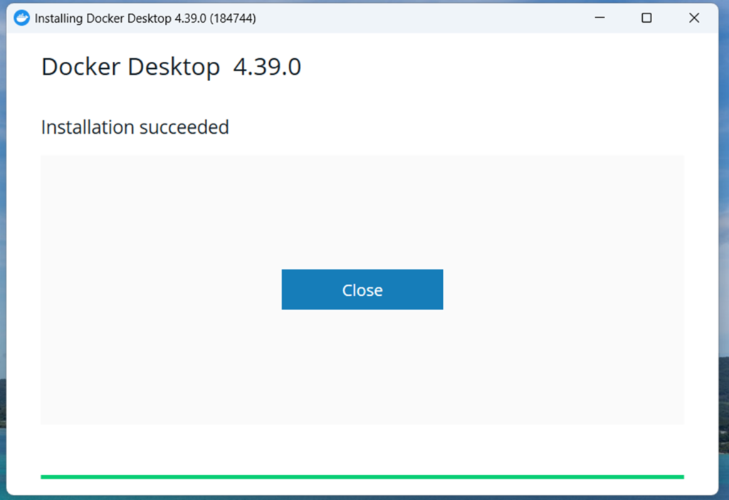 【Docker】WindowsでDocker Desktop環境を構築する